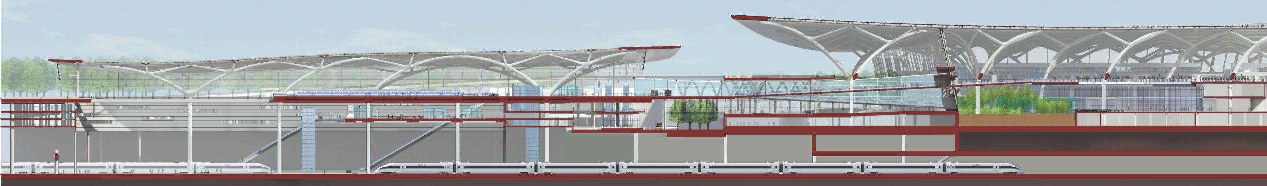 Ground Transportation Center | Beijing Airport – IADC Studio
