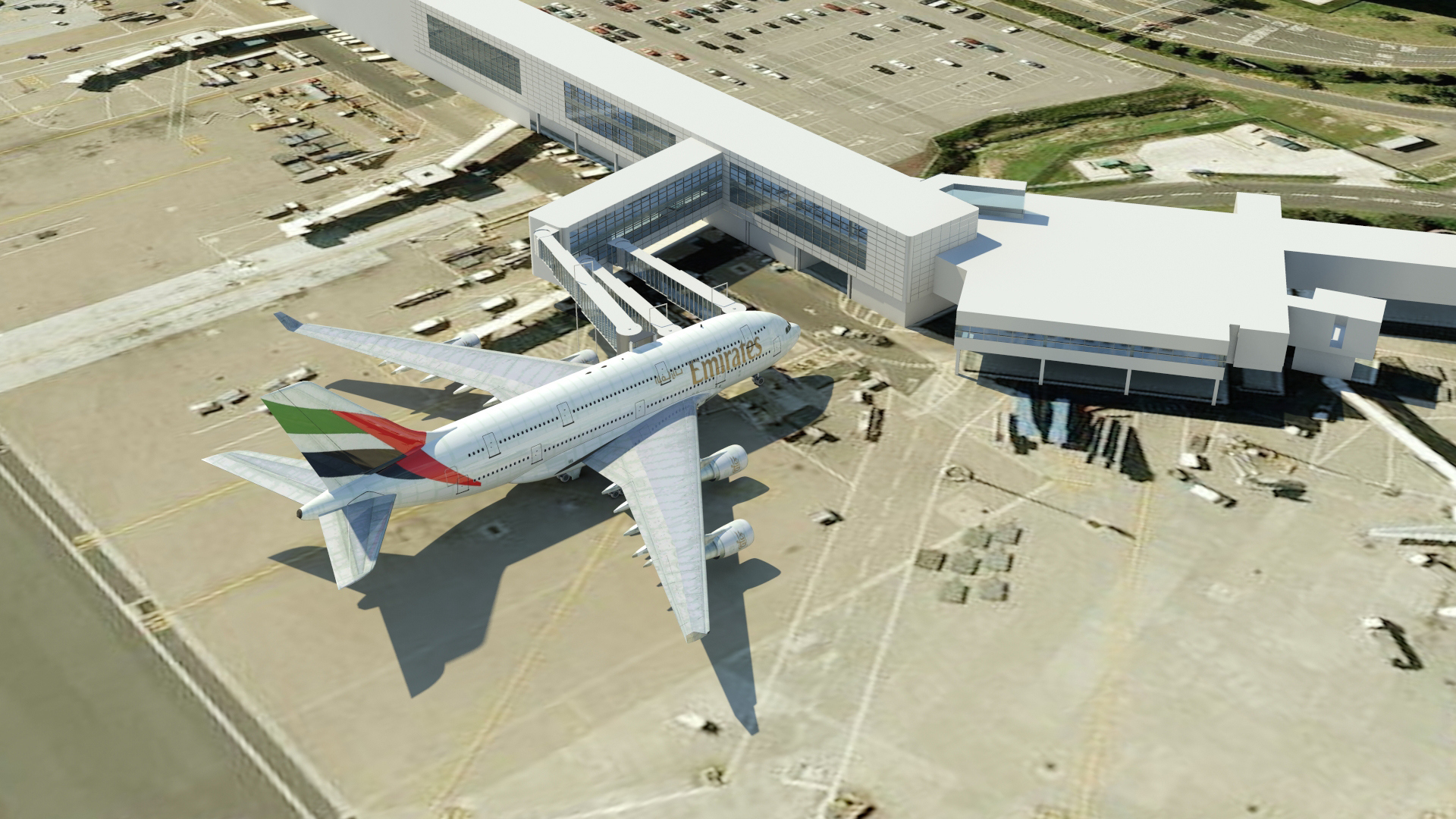 London Gatwick Airport | Concept Design A380 Gate – IADC Studio
