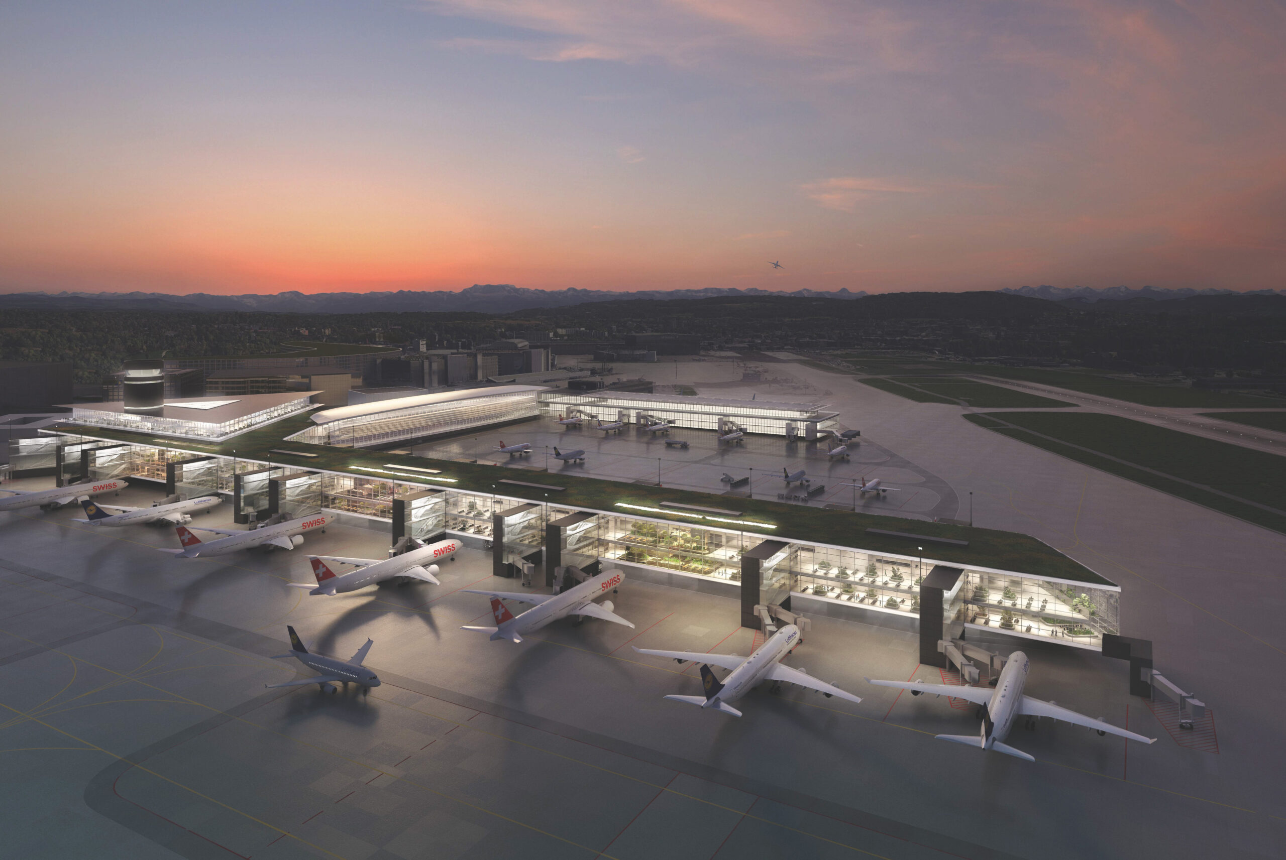 New Dock A | Zurich Airport – IADC Studio